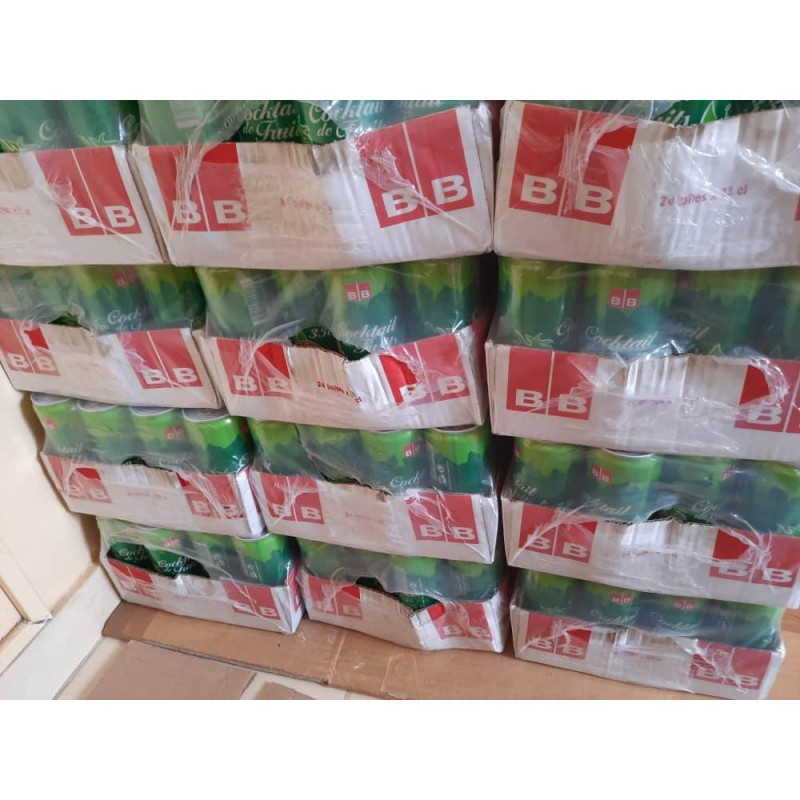 BB-COCKTAIL DE-FRUITS 330ml 24 canettes